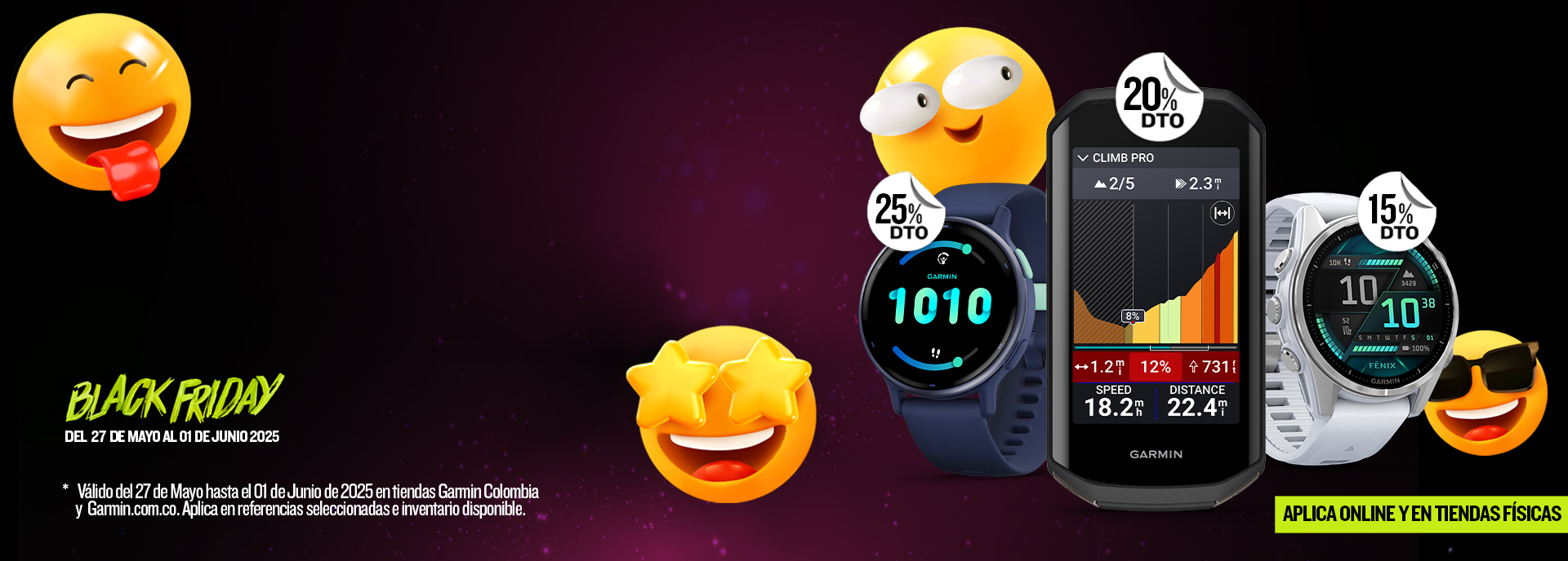 Sitio oficial Garmin Colombia | Relojes Garmin Inteligentes y ...